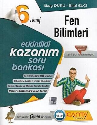 6 Sınıf Fen Bilimleri Etkinlikli Kazanım Soru Bankası Satın Al
