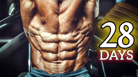 Get 6 PACK ABS In 28 Days Home Exercises YouTube