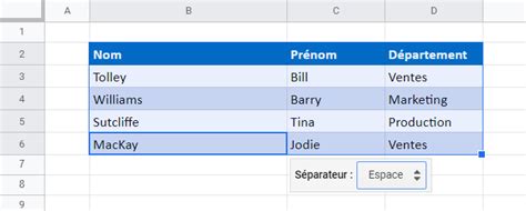 Comment Diviser une Chaîne de Texte par un Espace une Virgule ou Autre