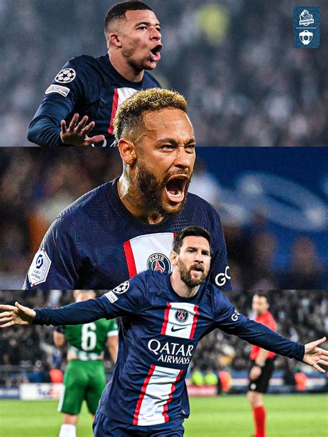 Footballogue on Twitter Le trio Mbappé Neymar Messi devrait