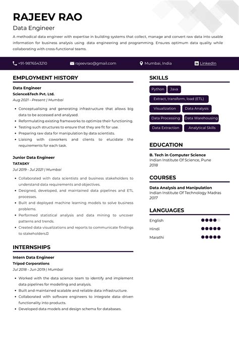 Sample Sap Abap Developer With Template Writing Guide Resumod Co