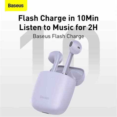 Jual BASEUS ORIGINAL Encok W04 PRO TWS Earphone Wireless Bluetooth V5 0
