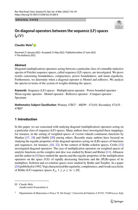 pdf on diagonal operators between the sequence lf spaces l p { mathcal {v}}