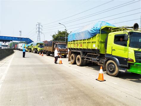 UJI KENDARAAN MUATAN BESAR WILAYAH 4 CABANG JAGORAWI PT Jasamarga