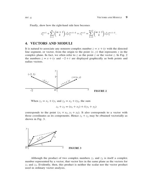 geometric interpretations of complex numbers and moduli pdf euclidean vector complex number