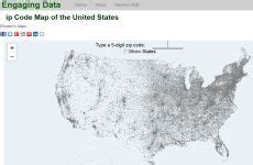 Los C Digos Postales De Estados Unidos Visualizados En Un Mapa Online