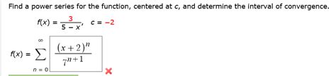 solved find a power series for the function centered at c