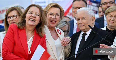 Wybory do Parlamentu Europejskiego 2024 Jarosław Kaczyński prezentował