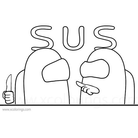 Among Us Coloring Pages Impostor Among Us Coloring Pages Images