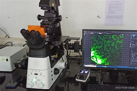 Inverted Fluorescent Microscope Nikon Eclipse Ti U IISER Tirupati