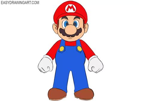 How To Draw Mario Easy Drawing Art