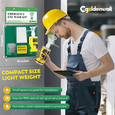 Snapklik Cgoldenwall Portable Eye Wash Station Newly Released Eye