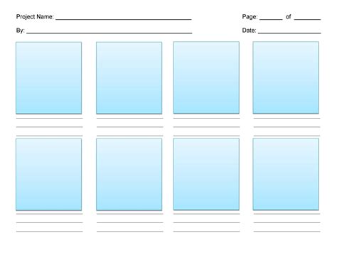 Professional Storyboard Template