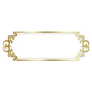 Gold Text Frame Border Shiny Text Text Border Border Text PNG
