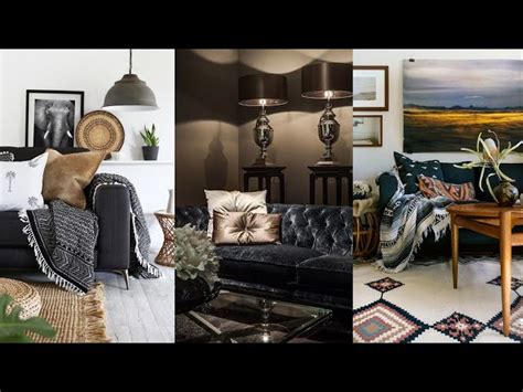 Living Room Decor Ideas Black Sofa Bryont Blog