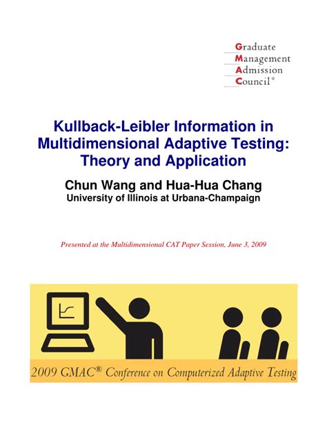pdf kullback leibler information in multidimensional adaptive testing theory and application