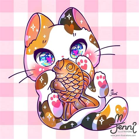 81 Anime Kawaii Chibi Cute Cat Drawing