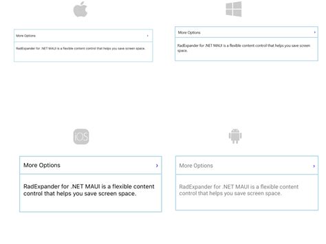 NET MAUI Expander Documentation Header Control Telerik UI For NET