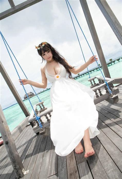 新人朱可兒 夏日海邊 每日頭條