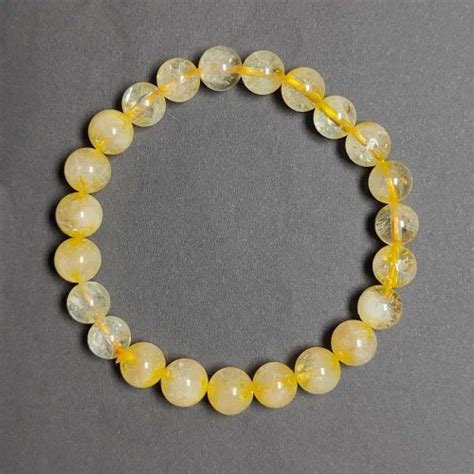 Yellow Citrine Bracelet Size 8mm Bead At Rs 380 Piece In Bhubaneswar