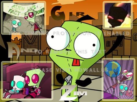 Gir Both Sides Invader Zim Wallpapers Fanpop Desktop Invader Zim Gir