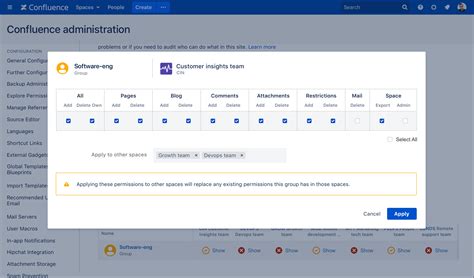 new permissions features in confluence data center work life by atlassian
