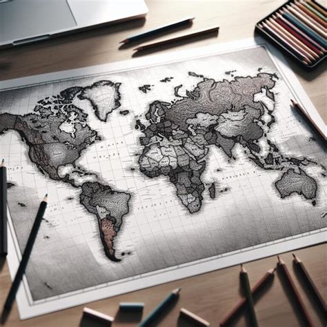 Téléchargez et Coloriez Votre Carte du Monde PDF à Imprimer Routard