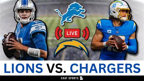 Lions Vs Chargers Live Streaming Scoreboard Play By Play Game Audio