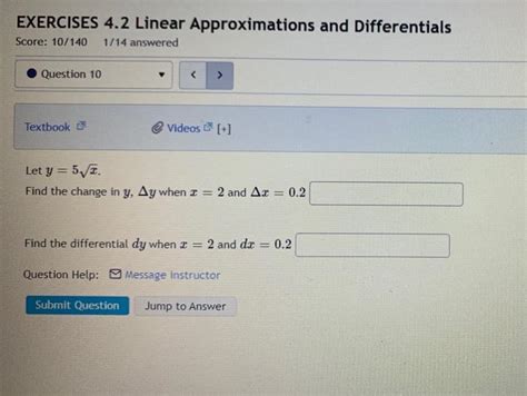 solved exercises 4 2 linear approximations and differentials