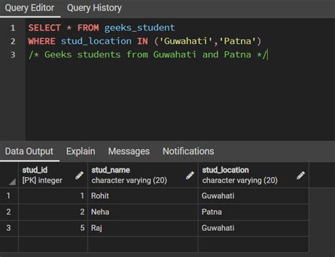 Difference Between Order By And Group By Clause In Sql Geeksforgeeks
