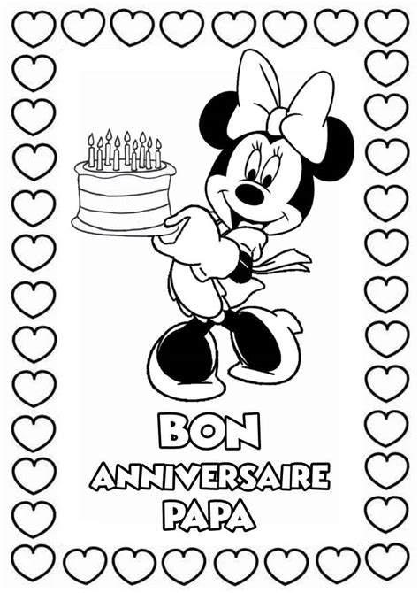 Joyeux Anniversaire Papa Coloriages Et Dessins Cartes