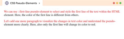 CSS Pseudo Element Selector With Examples