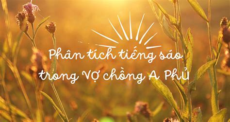 Phân tích tiếng sáo trong Vợ chồng A Phủ Chi tiết tiếng sáo trong Vợ