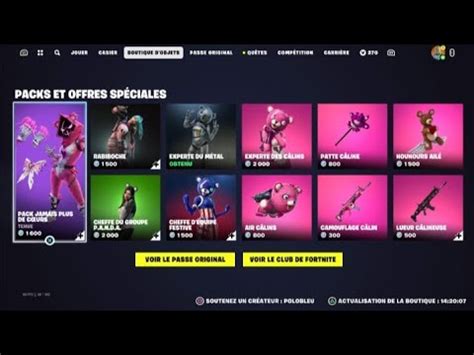 Boutique Fortnite Du 4 Novembre 2023 YouTube