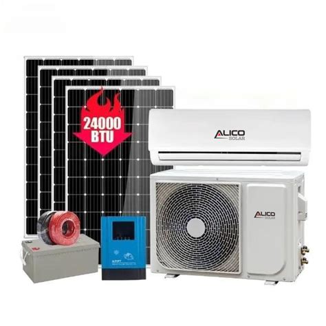 24000BTU 3 0HP 2 0ton Hybrid Solar 48V DC 100 Off Grid Solar Air
