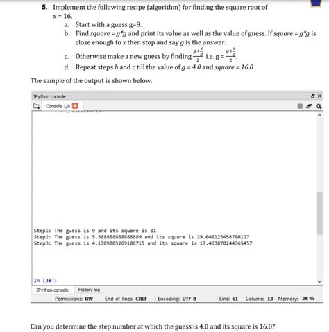 python how can i implement algorithm for finding square root of x stack overflow