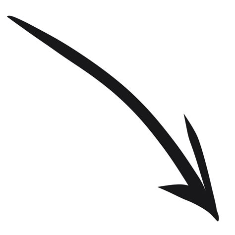 fundo transparente de clipart de seta desenhada de mão 15087545 PNG