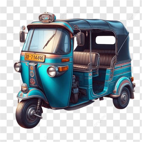 Auto Rickshaw Lights Vehicle Mirrors Png Transparent Image And