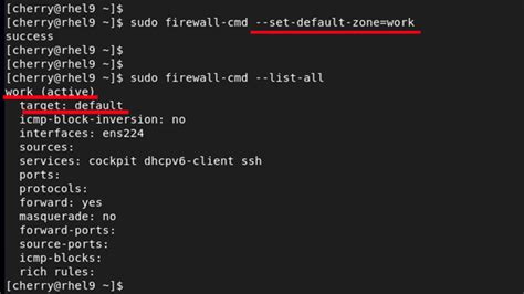 how to setup linux firewall using firewalld cherry servers
