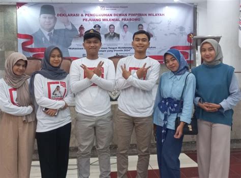 Pejuang Milenial Kabupaten Semarang Dukung Prabowo Gibran Di Pilpres