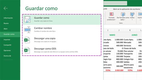 Excel 365 Cómo guardar un archivo en Excel 365