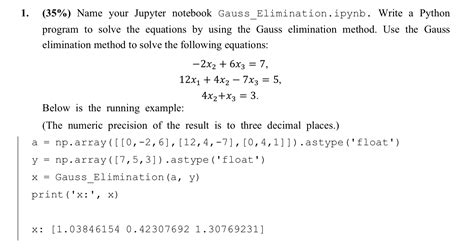 solved hello please help me answer the attached numerical