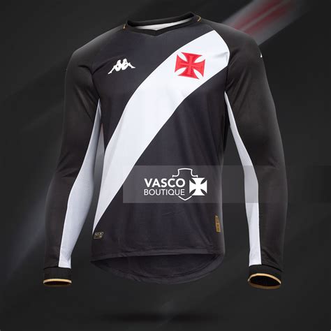 Camisa Manga Longa Vasco Oficial I 2023 Kappa Masculina
