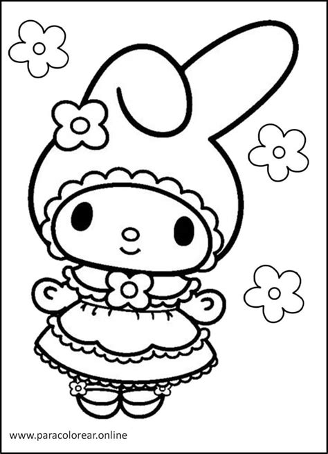 Dibujos De My Melody Para Colorear Colorear