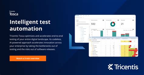 Tricentis Tosca Accelerate Automate Continuous Testing Tricentis