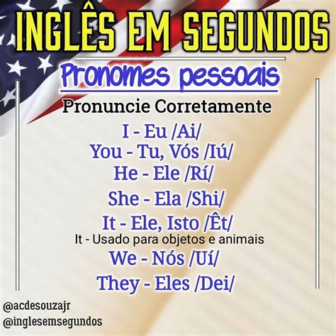 Mais Uma Dica Pra Vcs Aprendam Como Pronunciar Corretamente Os