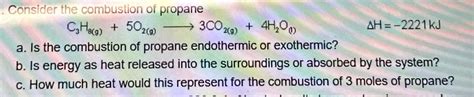 Solved Consider The Combustion Of Chegg