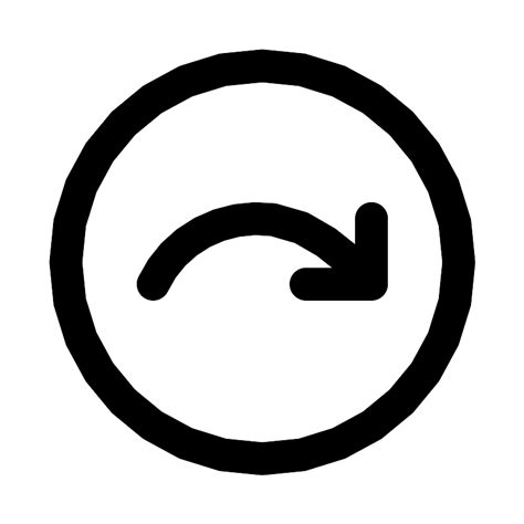 Redo Circle Vector SVG Icon SVG Repo