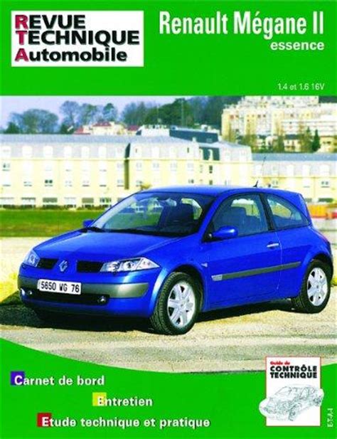 RTA 675 1 Revue technique Renault Mégane II essence 1 4 1 6 16V