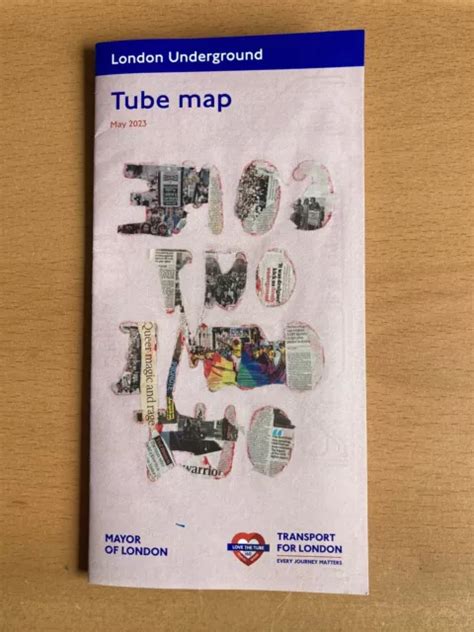 LONDON UNDERGROUND TUBE Map May 2023 Come Out Come Out Sharon Hayes EUR